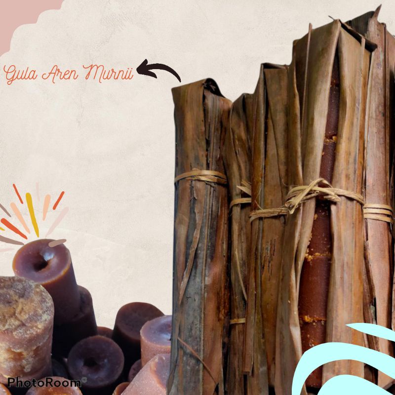 Jual Gula Aren 1 Kg Murni Asli Bungkus Daun 100% Asli Gula Kawung ...
