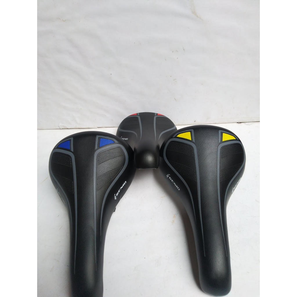 Jual SADDLE SEPEDA BMX DAN MTB SADEL Genio Berwarna | Shopee Indonesia