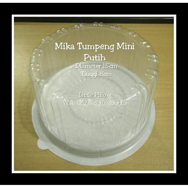Jual STOK BARU (ISI 50PCS) MIKA TUMINI D15 PUTIH/TEMPAT TUMPENG MINI ...