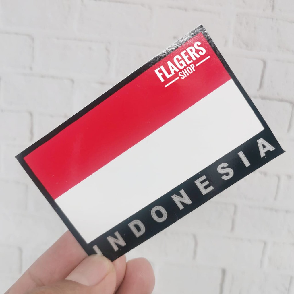 Jual Stiker Merah Putih Indonesia / Indonesia / Stiker Bendera Negara ...
