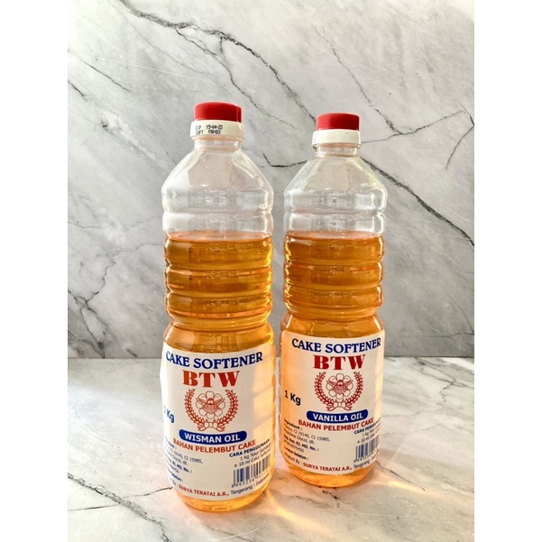 Jual CAKE SOFTENER BTW / WISMAN OIL & VANILLA OIL | Shopee Indonesia
