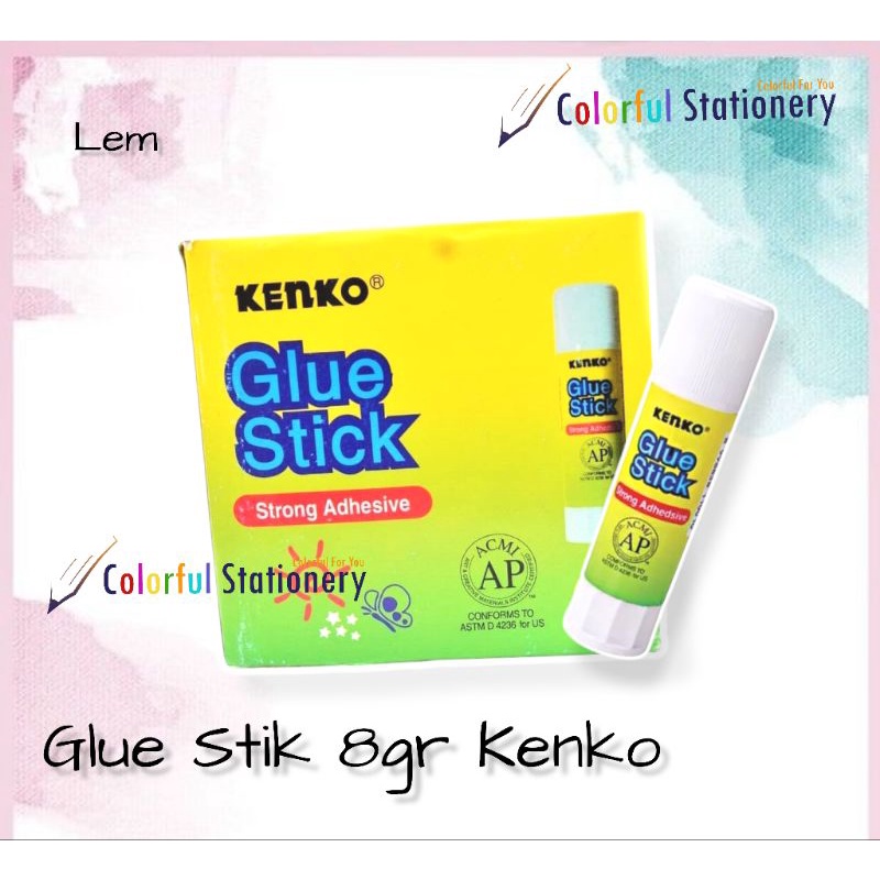 Jual Lem Stik / Glue Stick / Lem Kenko 8 gr | Shopee Indonesia