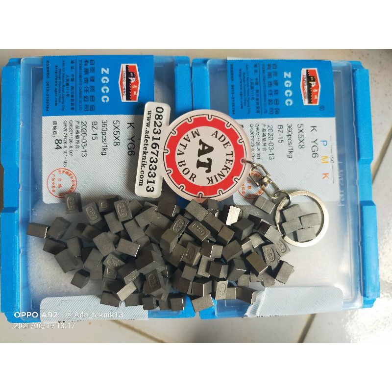 Jual MATA WIDIA/BETEL WIDIA YG6 TYPE 558. Matabor tembus batu,Mata Bor ...
