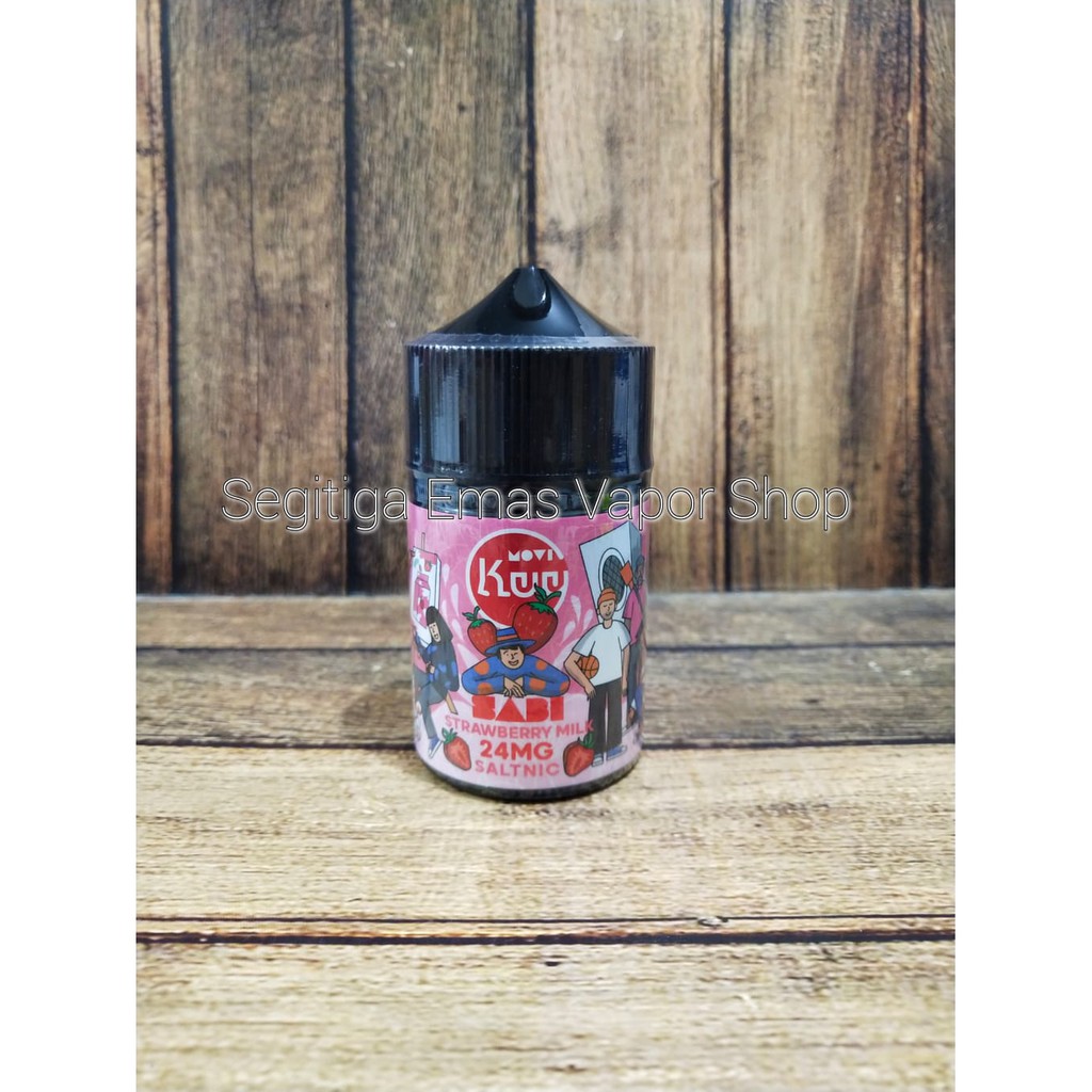 Jual Liquid Movi KUY SABI Strawberry Milk SALTNIC 12MG 60ML Original ...