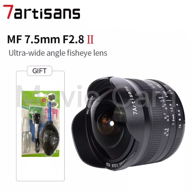Jual 7Artisans 7.5mm f2.8 Mark II APS-C Fisheye Lens | Shopee Indonesia