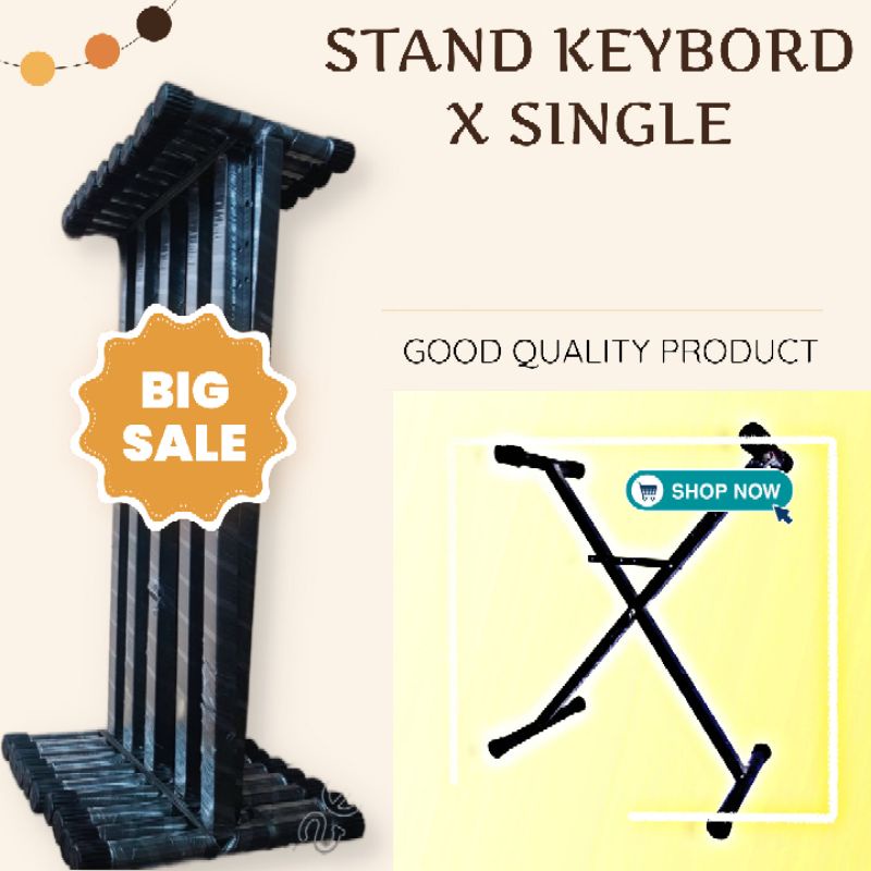 Jual STAND KEYBORD X SINGLE | Shopee Indonesia