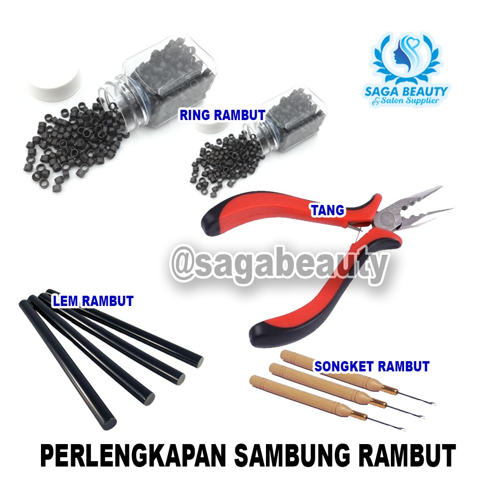 Jual ALAT SAMBUNG RAMBUT, LEM RAMBUT, TANG, SONGKET, RING RAMBUT ...