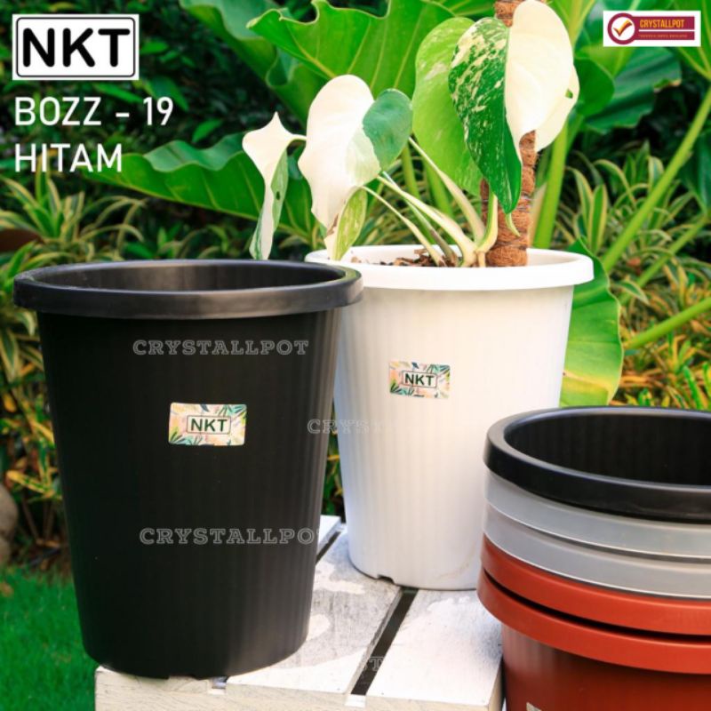 Jual pot bunga tanaman tinggi NKT BOZZ 19 HITAM - NKT BOZZ 19 HITAM ...