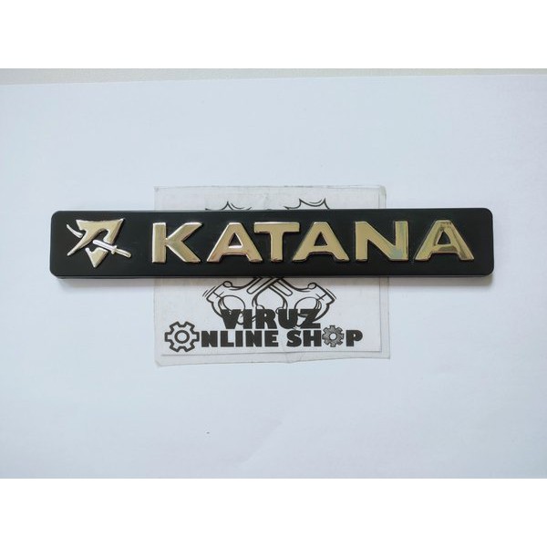 Jual EMBLEM SUZUKI KATANA JIMNY TULISAN KATANA | Shopee Indonesia