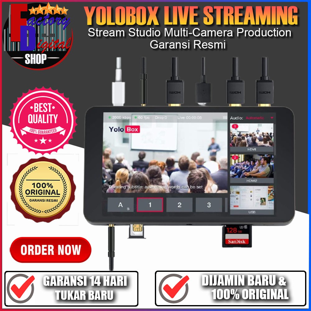 Jual YoloBox Portable Live Streaming Studio Multi-Camera - Garansi ...
