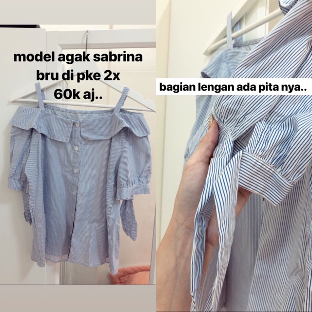 Jual Sabrina Line Top | Shopee Indonesia