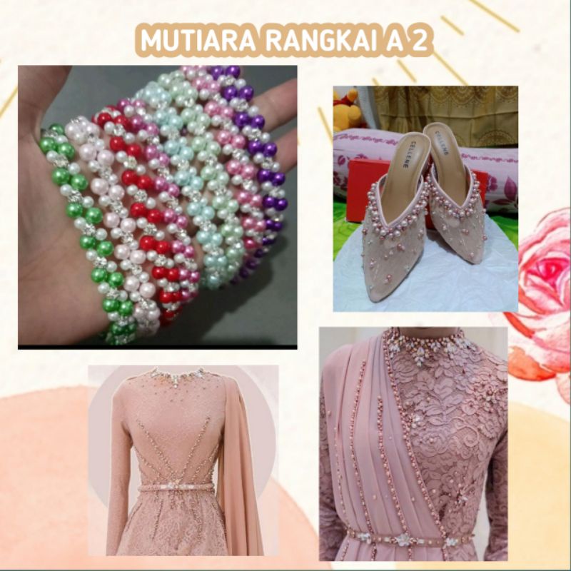 Jual Mutiara Rangkai l Payet Rangkai l Payet Mutiara Rangkai | Shopee ...