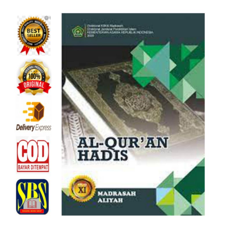 Jual BUKU AL-QUR'AN HADIS MADRASAH ALIYAH KELAS Xl KSKK 2020 | Shopee Indonesia