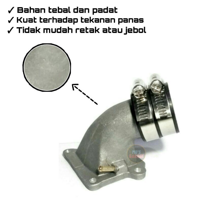 Jual Intake Manifold set RC 100 RC 80 Crystal Tornado Bravo karbu pe 24 ...