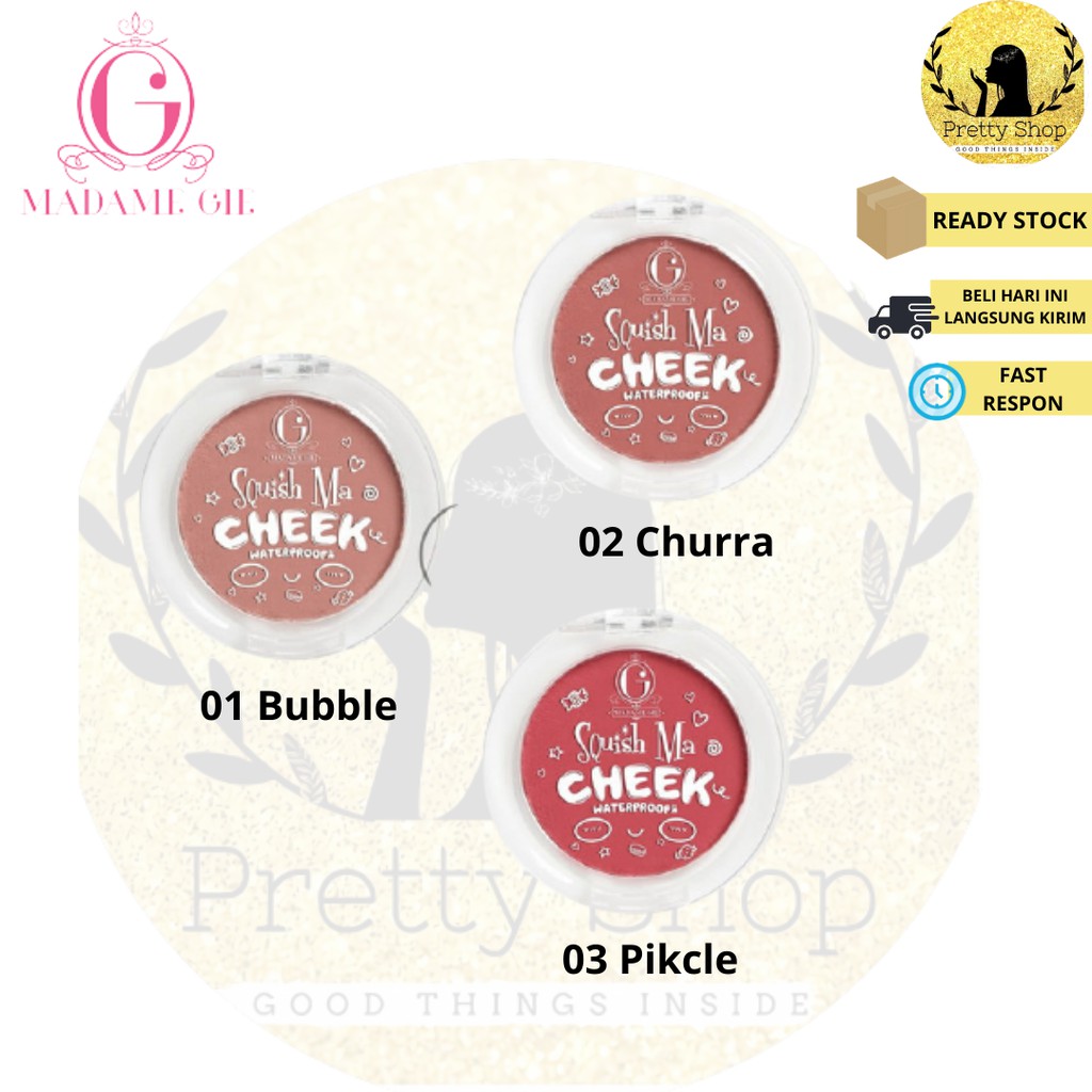 Jual Madame Gie Squish Ma Cheek - Blush On | Shopee Indonesia