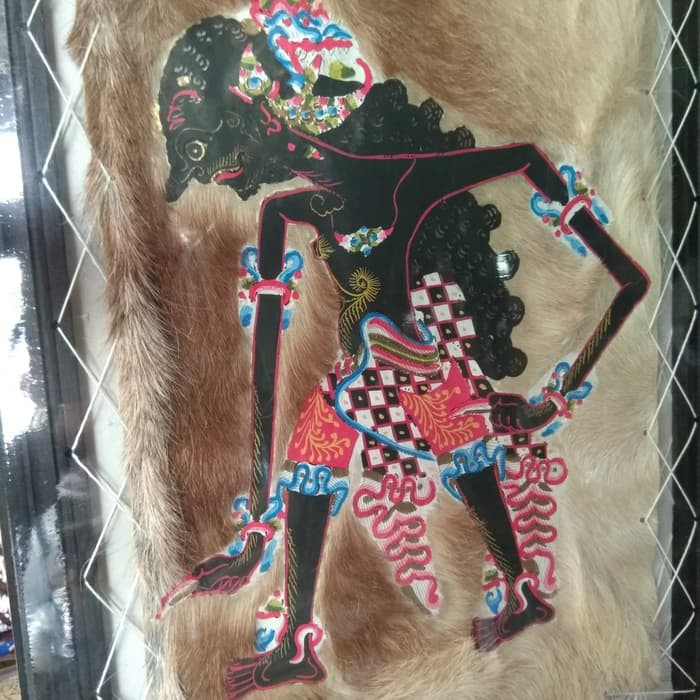 Jual LUKISAN WAYANG KULIT RADEN BRATASENA JUMBO 70x50 cm - DEKORASI ...