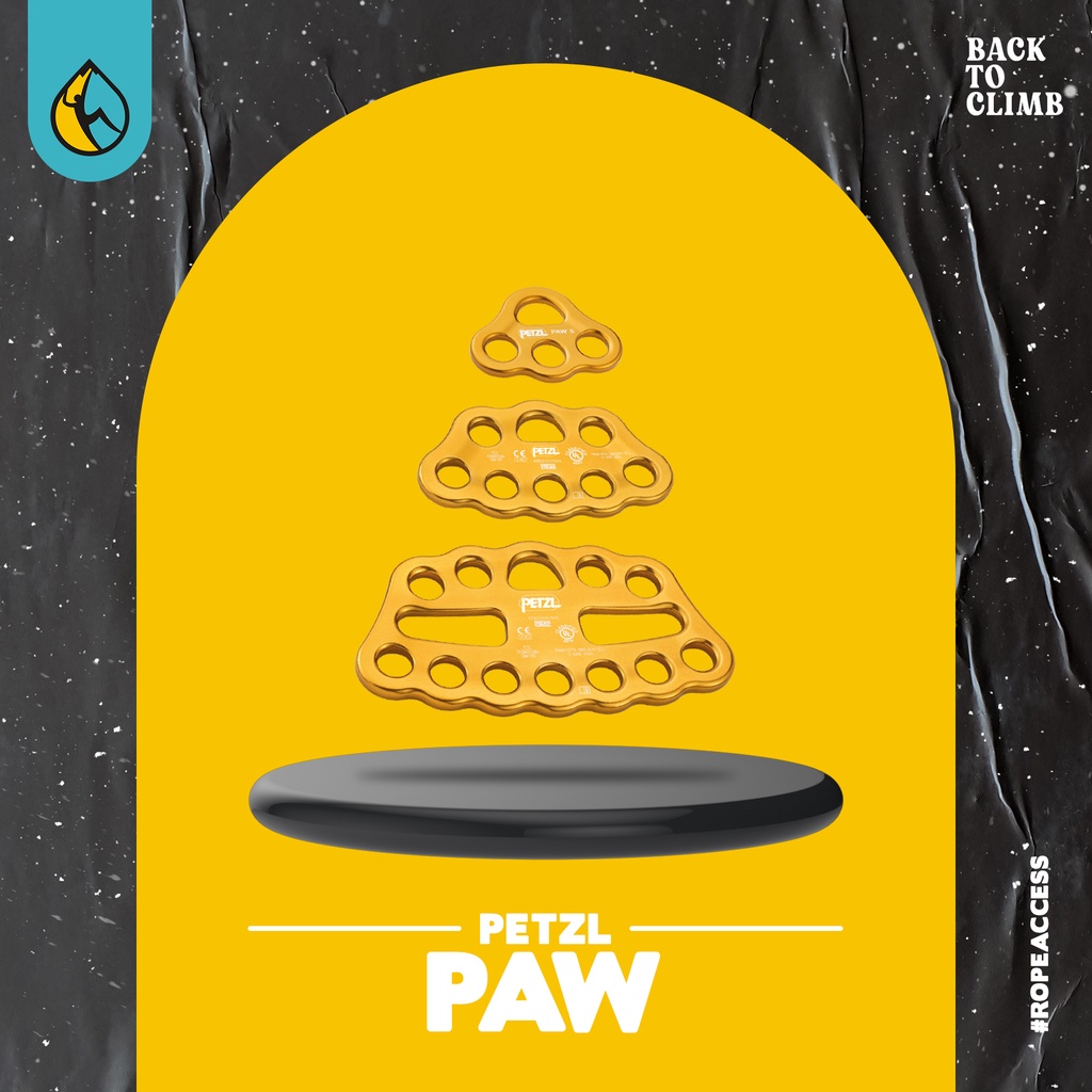 Jual PETZL PAW Rigging Plate S M L Original – Anchor Plate Rope Access ...