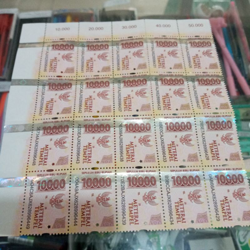 Jual materai 10 ribu | Shopee Indonesia