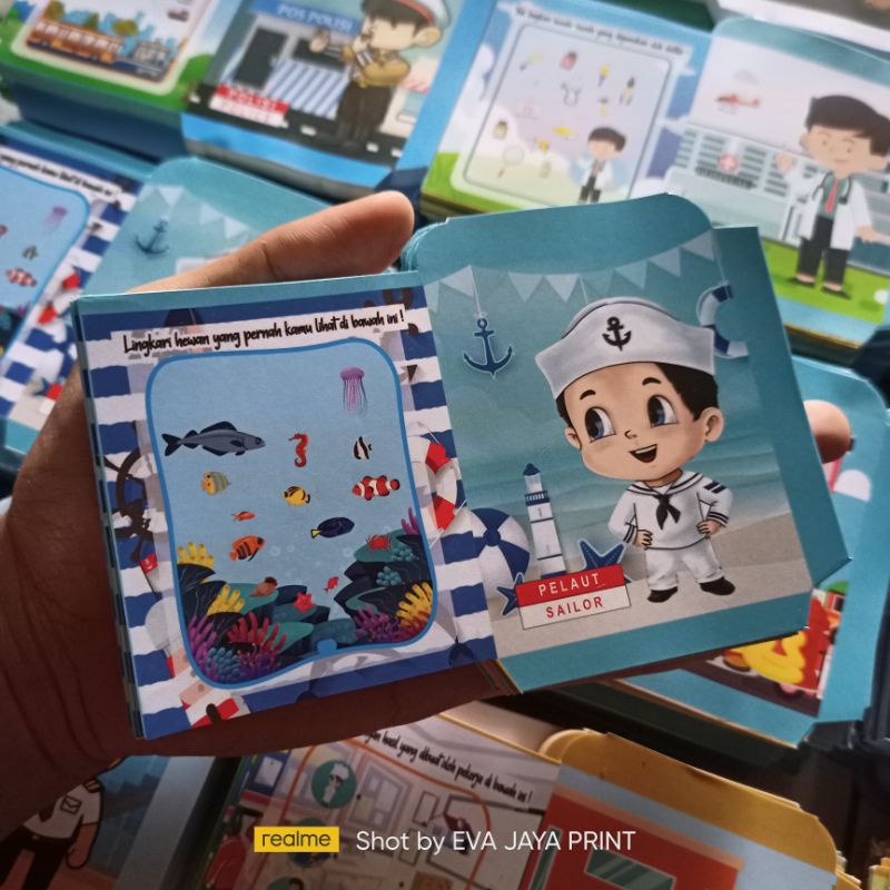 Jual (BISA PILIH MOTIF) 100 LEMBAR AMPLOP TEMA PROFESI + EDUKASI ...