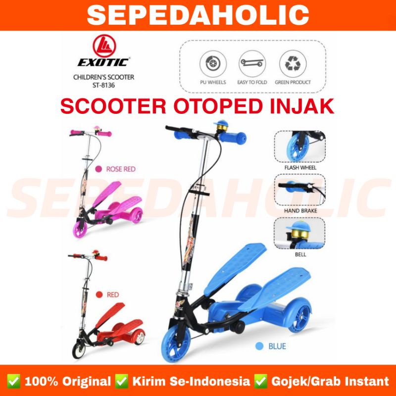 Jual Skuter Scooter Otoped Anak EXOTIC ST 8136 Pedal Injak Genjot ...