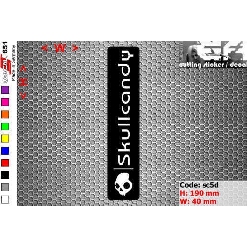 Jual ea cutting sticker / decal Code: sc5d ( skullcandy ) | Shopee ...