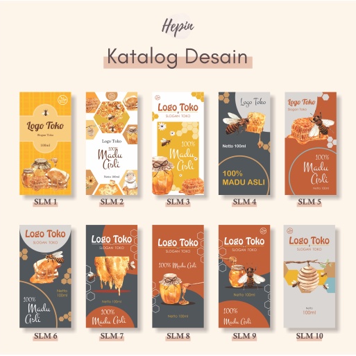 Jual Cetak Stiker Label Kemasan MADU - Stiker Botol Packaging Madu ... Jual Cetak Stiker Label Kemasan MADU - Stiker Botol Packaging Madu ...