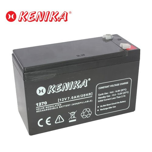 Jual KENIKA Baterai UPS 12V 7AH Sealed Lead Acid Battery ORIGINAL ...