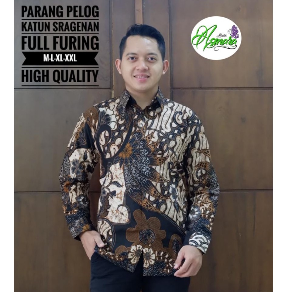 Jual KEMEJA BATIK PARANG PELOG | Shopee Indonesia