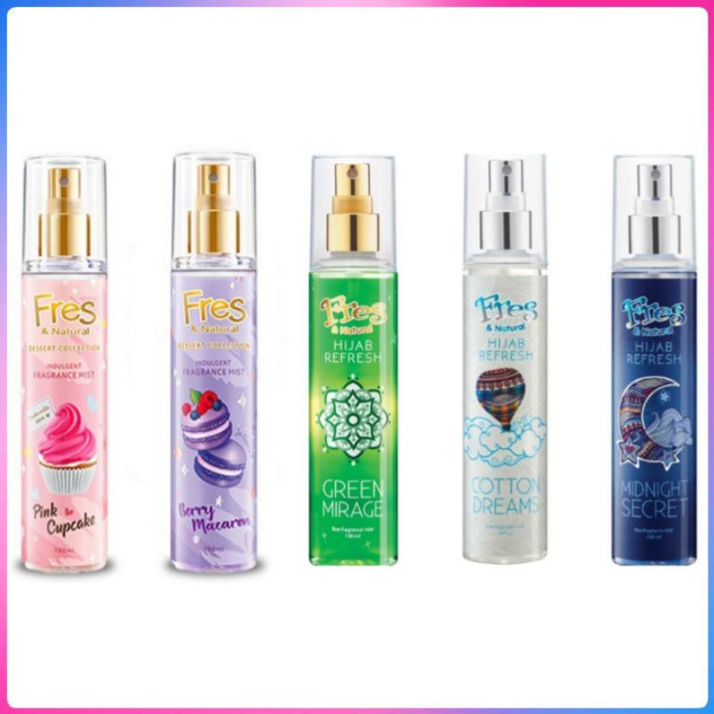 Jual Fres & Natural Spray Cologne Hijab Refresh Midnight Secret Botol ...