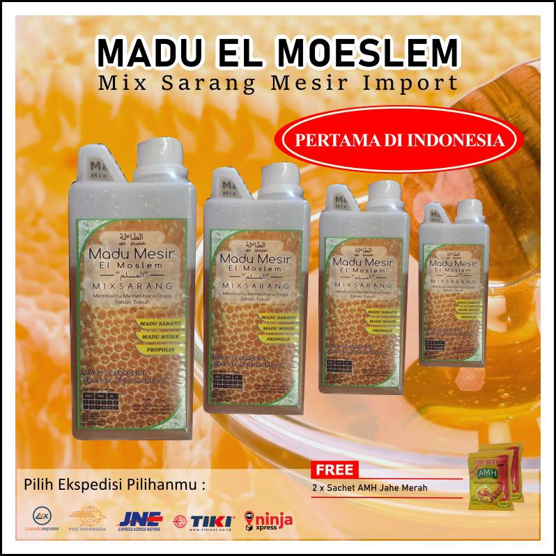 Jual Madu mesir plus sarang madu plus propolis 1kg | Shopee Indonesia