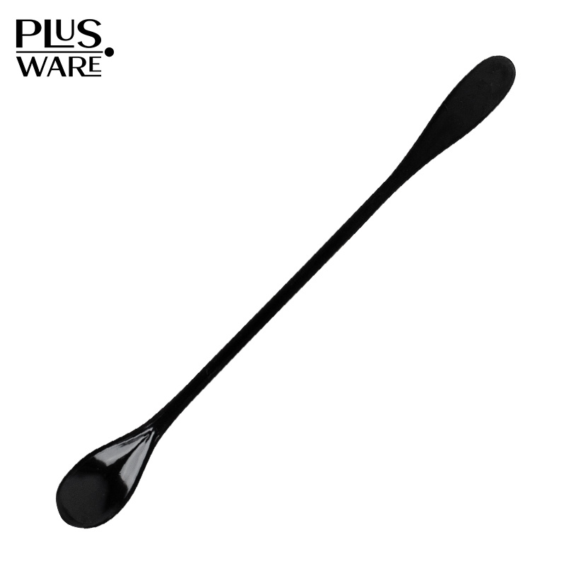 Jual Plusware Sendok Pengaduk Jus Hitam Putih (24pcs) | Shopee Indonesia