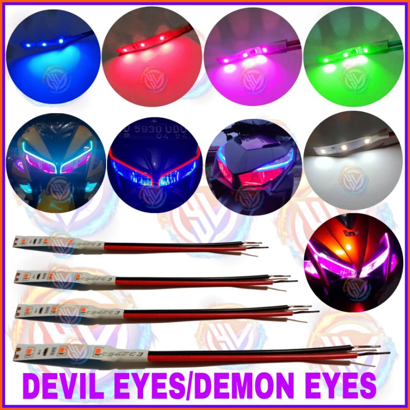 Jual Lampu eye demon Led devil eyes 3 titik grade A | Shopee Indonesia