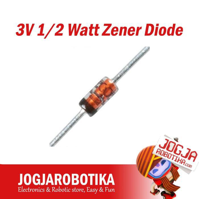 Jual Dioda 3V 0.5 Watt Zener Diode | Shopee Indonesia