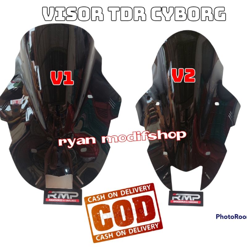 Jual VISOR TDR CYBORG ALL NEW NMAX 2020 2021V1 V2 SIRIP WINSIL TDR NMAX ...
