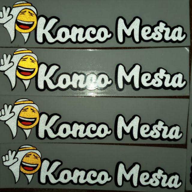 Jual Stiker cuting konco pekok & konco mesra | Shopee Indonesia