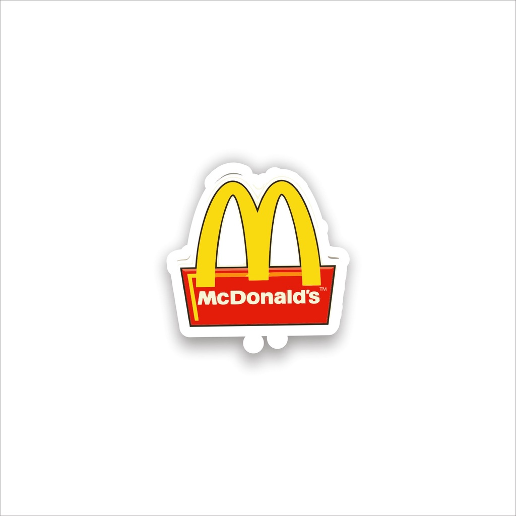 Jual Stiker Mc'D McDonald Sticker Graftac anti air high quality brand ...