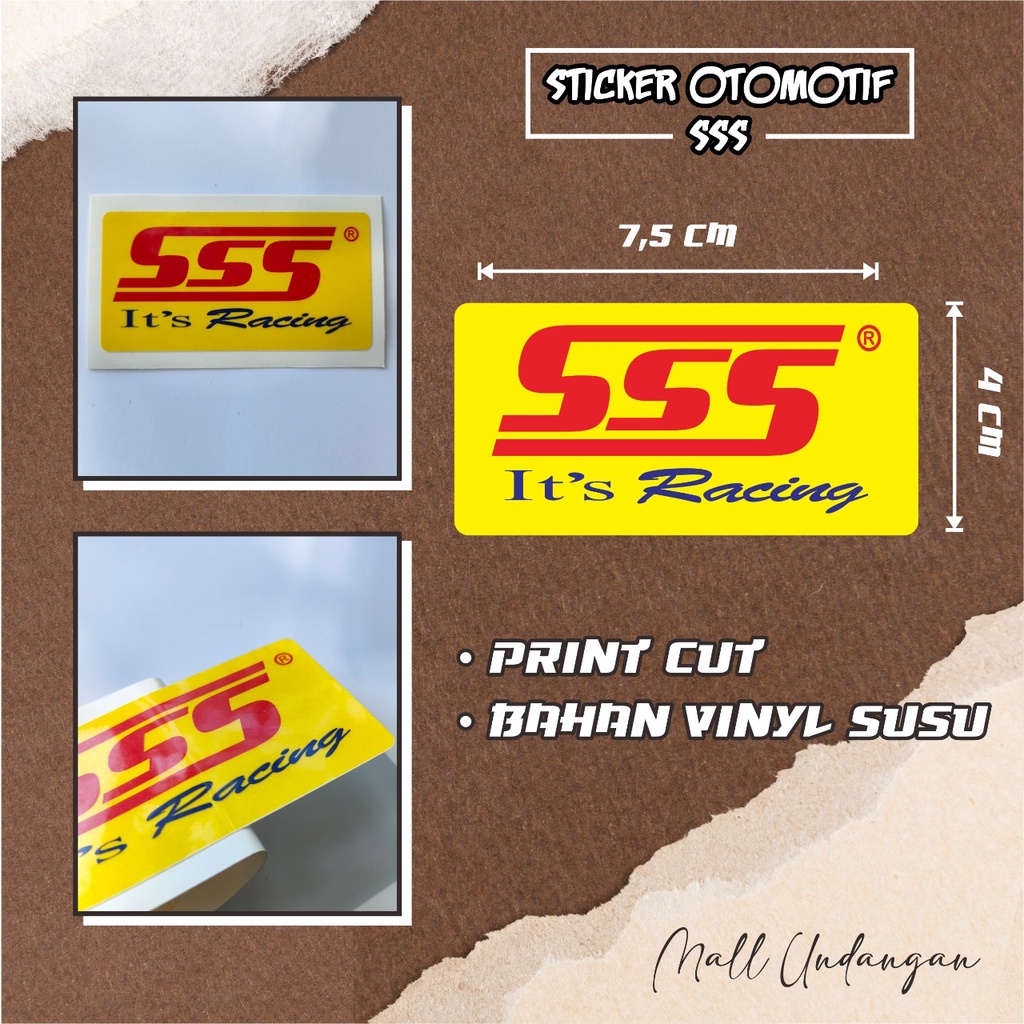 Jual STIKER SSS / STIKER RACING / STIKER MOTOR READY | Shopee Indonesia