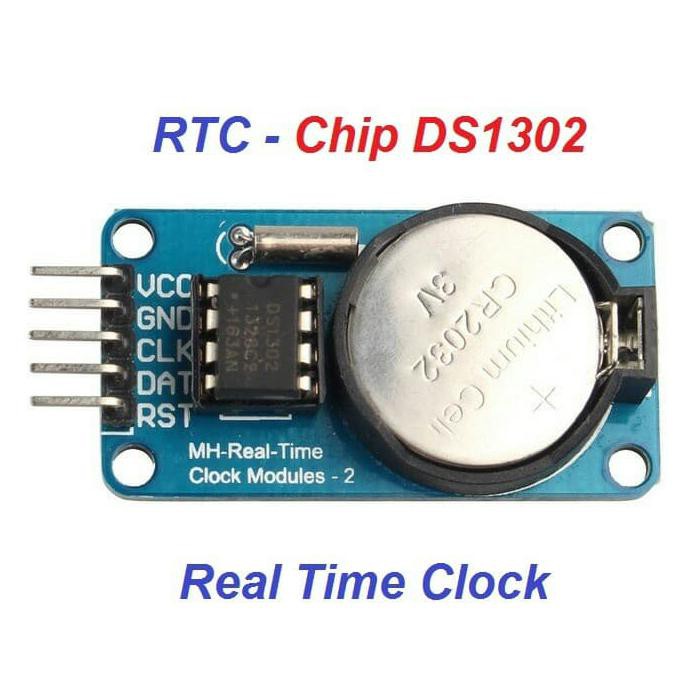 Jual Siap Kirim Ds1302 Module Real Time Clock Rtc Ds 1302 Modul Pencacah Waktu Arduino Buru ...