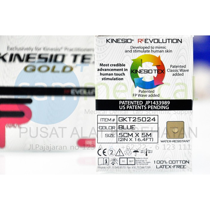 Jual Jual KINESIO Tape TEX GOLD 100% Original by Kenzo Kase 2 inch ...