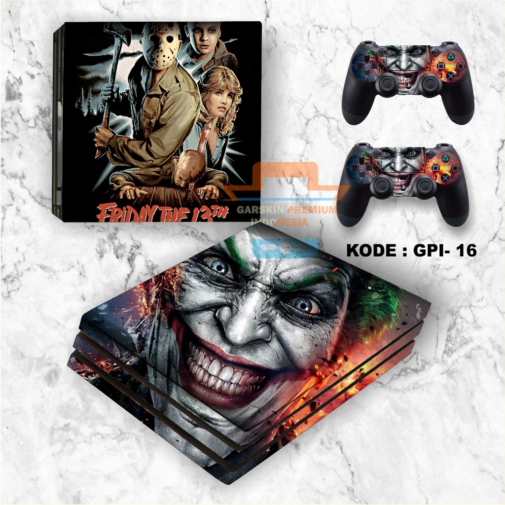 Jual Original Garskin Sony PS4 Pro & 2 Stick Kode 16-20 (Motif & Design ...