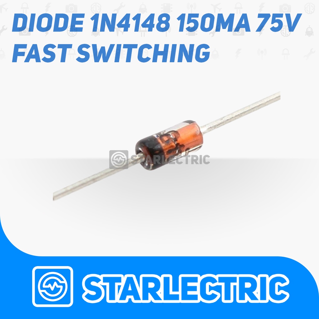 Jual Dioda 1N4148 1N 4148 150mA 75V Diode | Shopee Indonesia