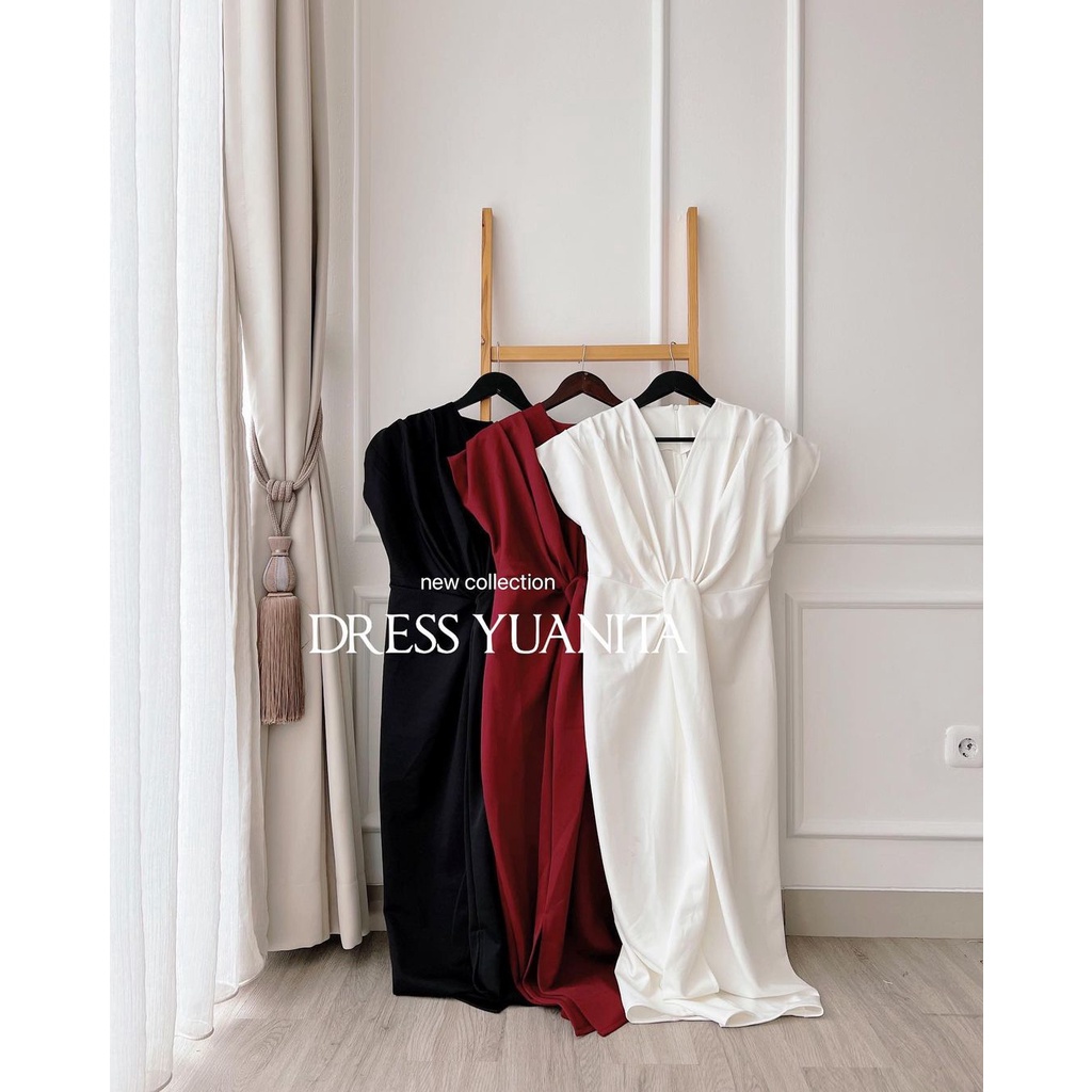 Jual LOVIND Dress Gaun Wanita Pesta Kasual Kondangan Yuanita 8880 ...
