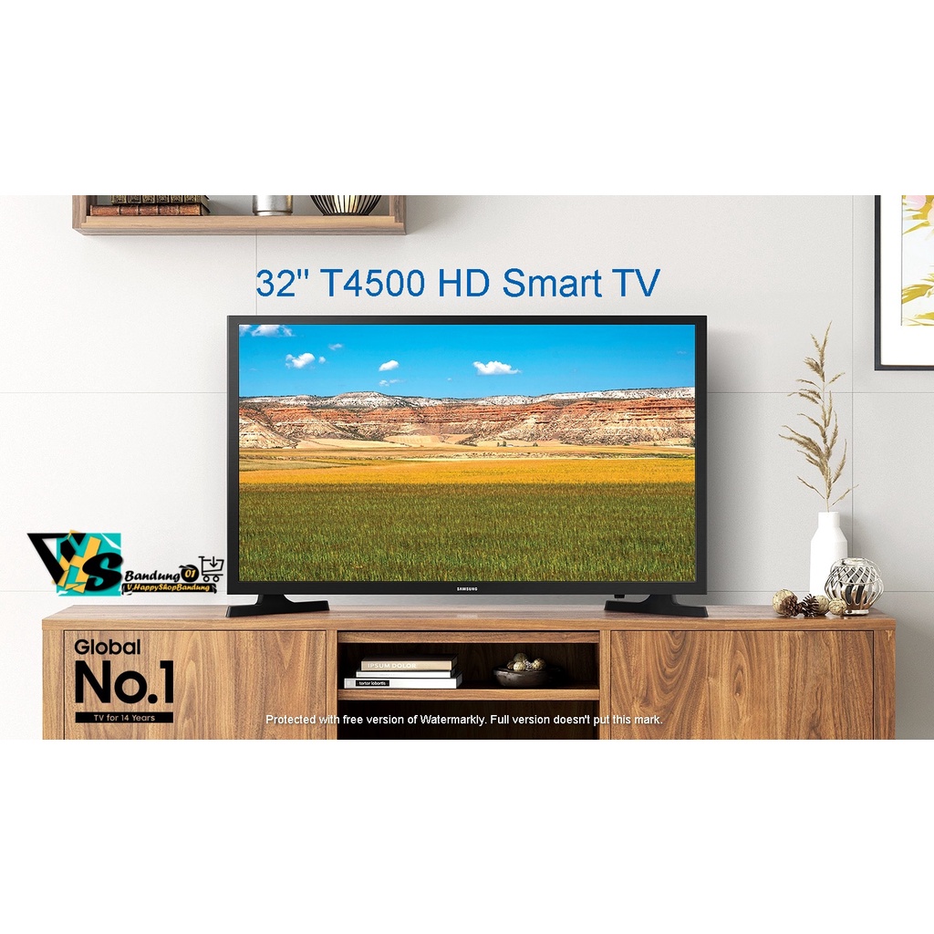 Jual LED SMART TV 32 INCHI SAMSUNG T4500 HD Smart TV 32T4500AK 32T4500 (2020) UA32T4500AKXXD ...