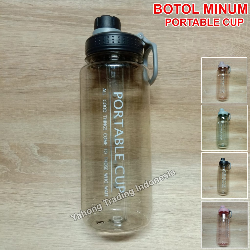 Jual Botol Air Minum Portable Cup Bottle Tumbler 1000ml | Shopee Indonesia