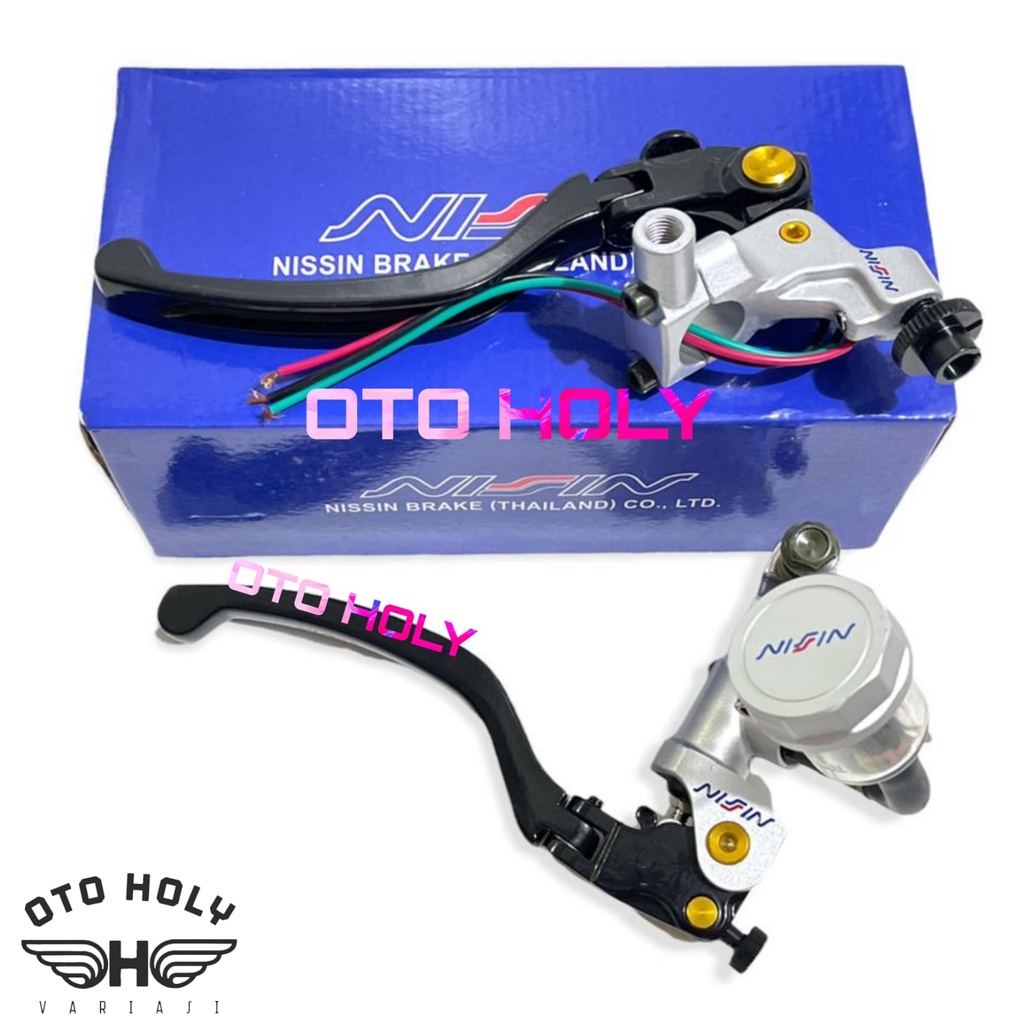 Jual MASTER REM NISSIN FULL CNC SET HANDLE KIRI KANAN UNIVERSAL MASTER REM NISSIN RCS19 ...