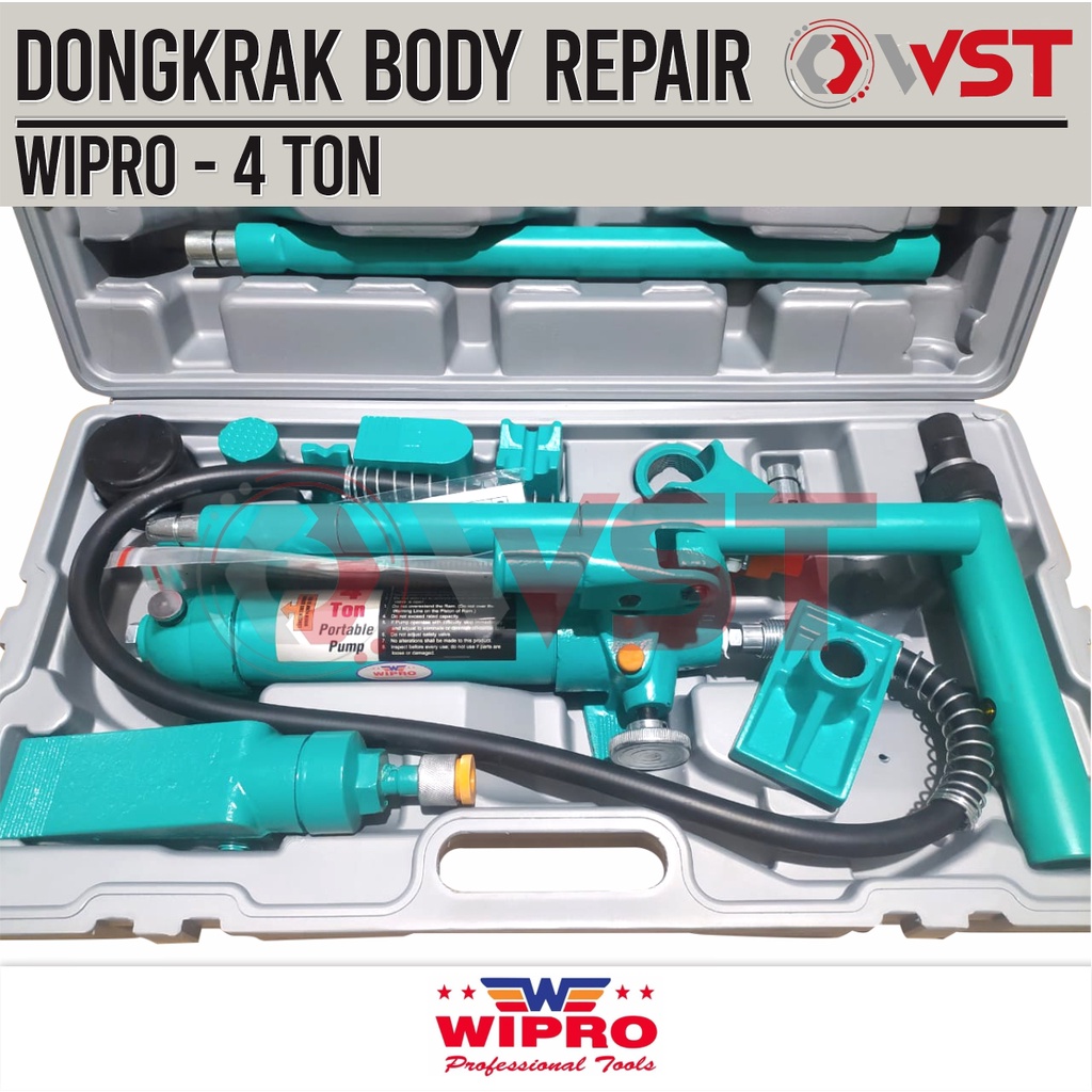 Jual Wipro Dongkrak Body Repair 4Ton / Repair Auto Body Kit Hydraulic 4 ...