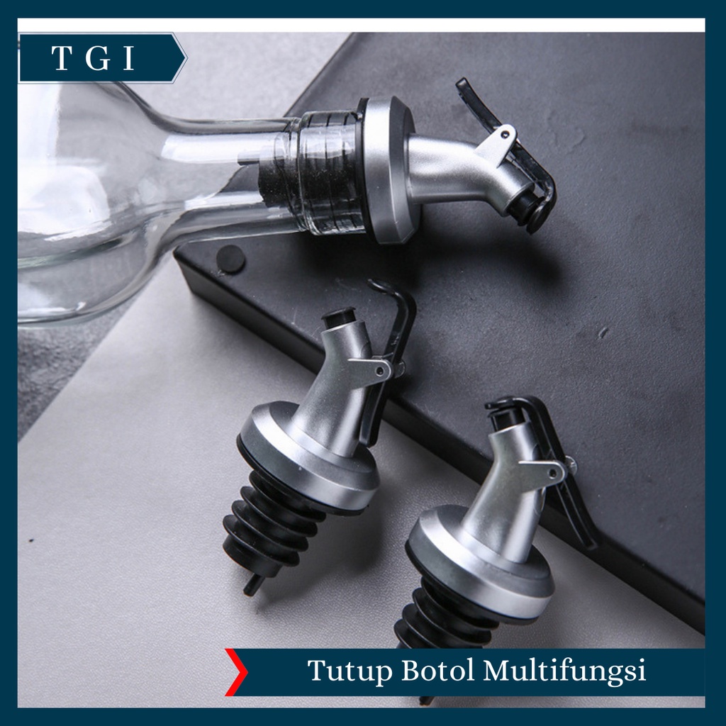 Jual TGI - TUTUP BOTOL MULTIFUNGSI WINE KECAP MADU SIRUP MINYAK ...