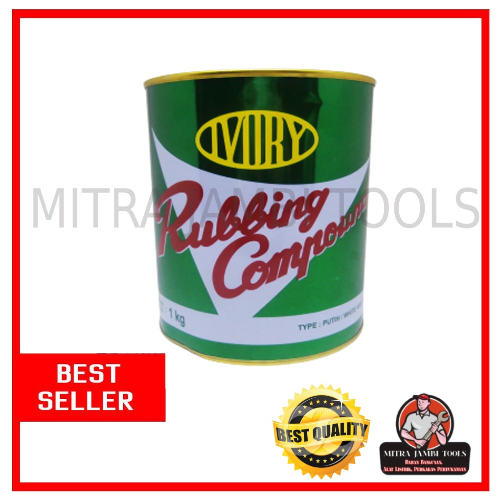 Jual Rubbing Compund Kompon Compon Warna Putih 1 KG | Shopee Indonesia