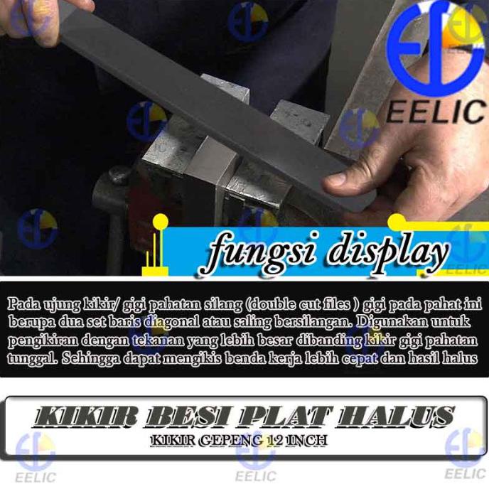 Jual EELIC KIR-JH12INCH ALAT KIKIR BESI JUMBO BESAR PLAT BAJA GEPENG ...