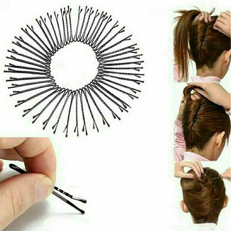 Jual Bobby pins jepit lidi hitam kipas | Shopee Indonesia
